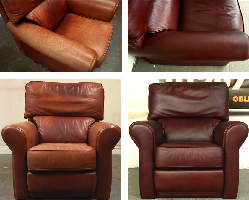 New Product by Furniture Clinic: Leather Shadow Finish
